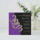 Class of 2023 Grad Purple and Gold Invitation | Zazzle