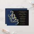 Class of 2023 Graduation Blue and Gold Invitation | Zazzle