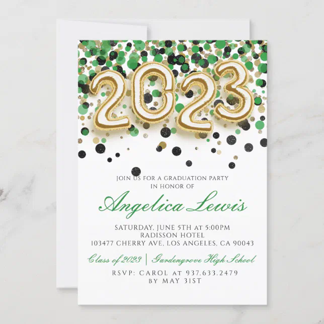 Class of 2023 Graduation Party Invitation | Zazzle