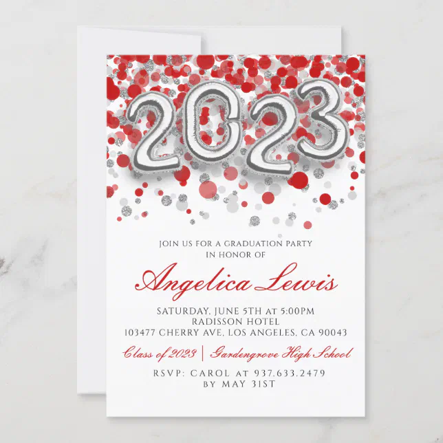 Class of 2023 Graduation Party Invitation | Zazzle