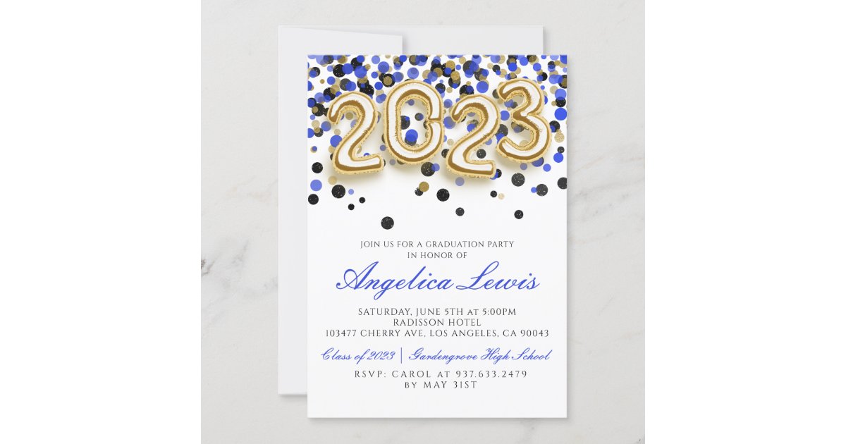 Class of 2023 Graduation Party Invitation | Zazzle
