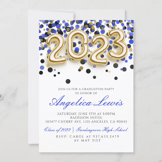 Class of 2023 Graduation Party Invitation | Zazzle