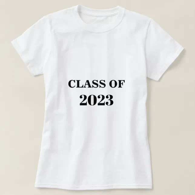 Class Of 2023 Modern Simple Minimal Graduation T-Shirt | Zazzle