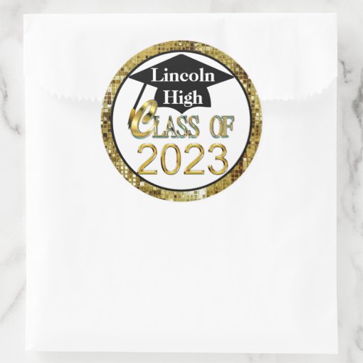 Class of 2023 Personalized Graduation Stickers | Zazzle