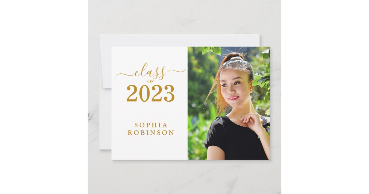 Class of 2023 Photo Graduation Party Invitation | Zazzle