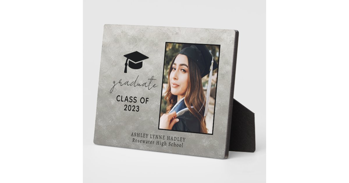 Class Of 2023 Photo Graduation Plaque | Zazzle