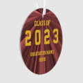 Class of 2023 Red and Gold Ornament by Janz | Zazzle