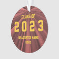 Class of 2023 Red and Gold Ornament by Janz | Zazzle
