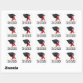 Class of 2023 White Square Sticker by Janz | Zazzle
