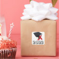 Class of 2023 White Square Sticker by Janz | Zazzle