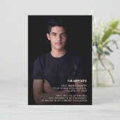 Class of 2024 Boy's Graduation Party Photo Invitation | Zazzle