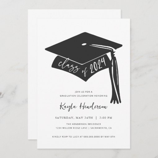 Class of 2024 Graduation Invitation | Zazzle