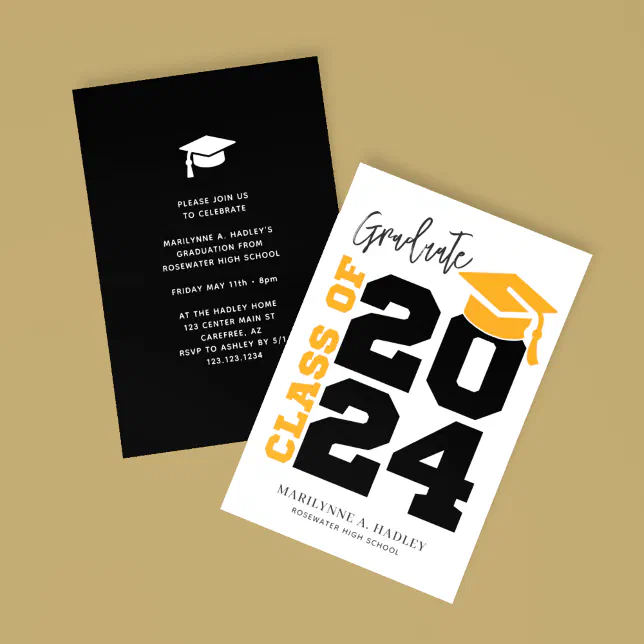 Class of 2024 Graduation Party Invitation | Zazzle