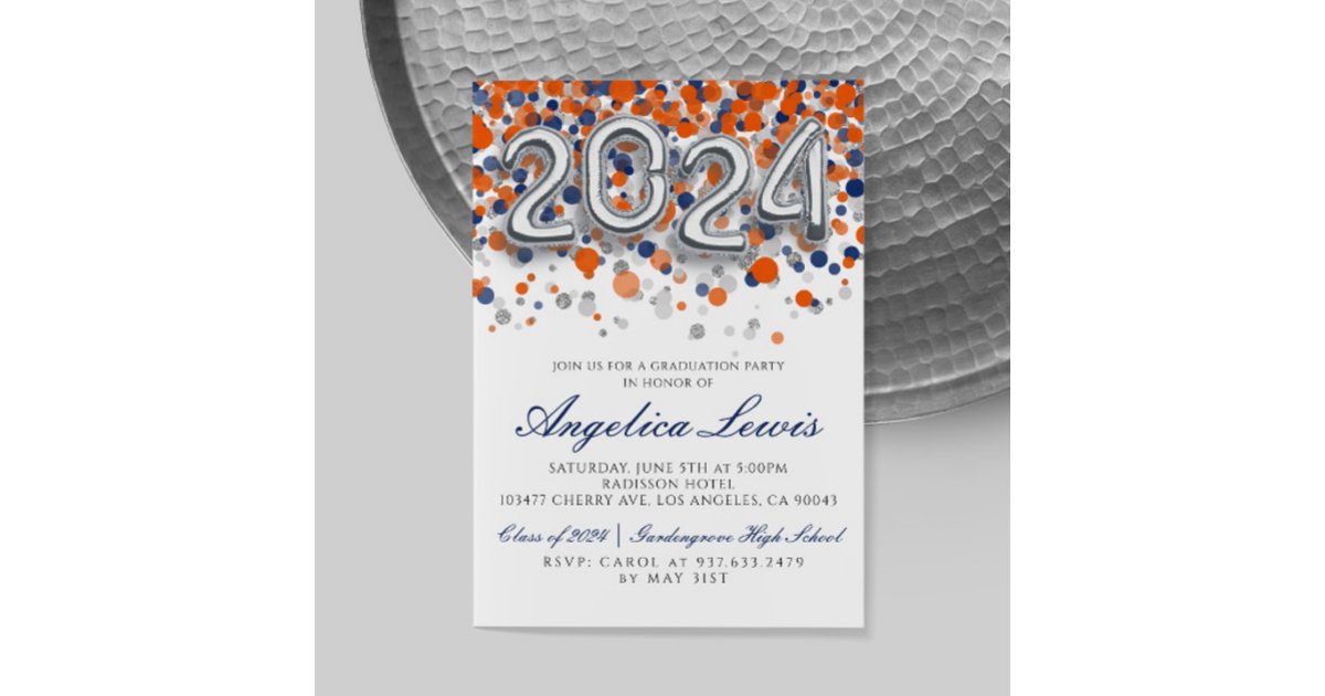 Class of 2024 Graduation Party Invitation | Zazzle