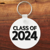 Class of 2024 keychain | Zazzle