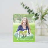 Class of 2024 Typography Graduation Thank you | Zazzle