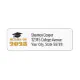 Class of 2025 Gold Graduation Label | Zazzle