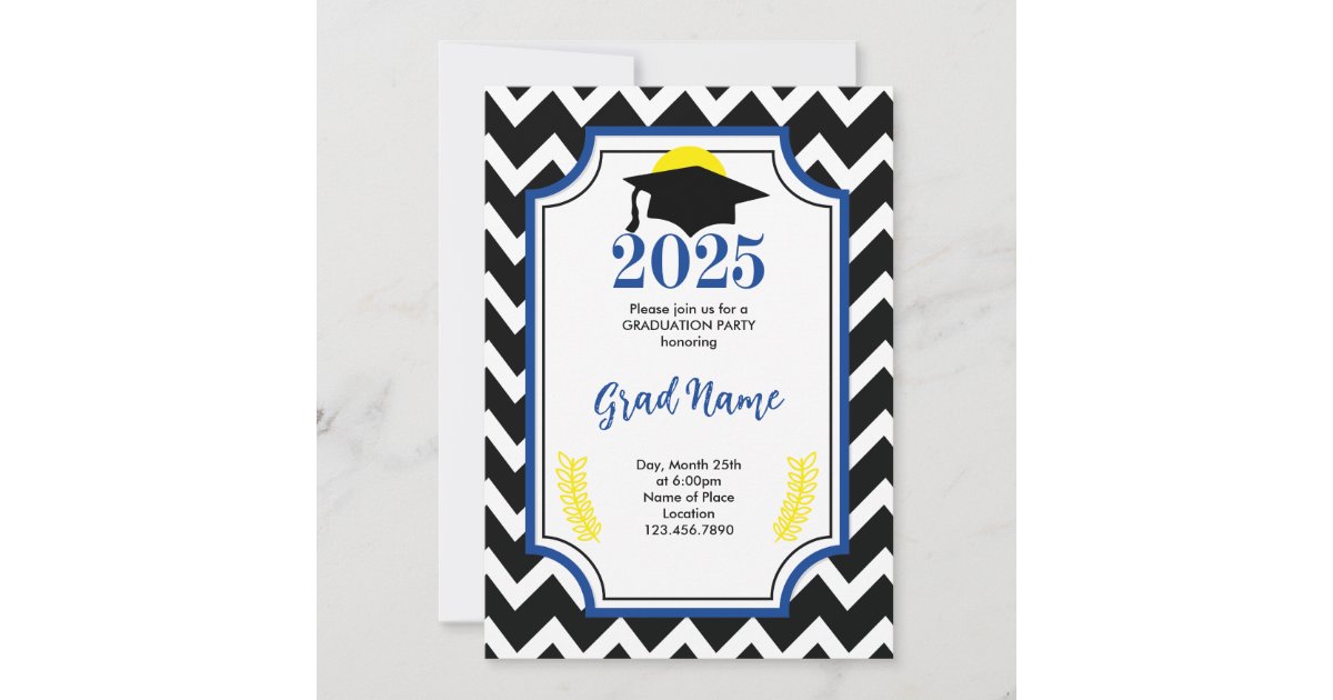 Class of 2025 Grad Party Invite | Zazzle