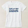 Class of 2025 graduate modern navy graduation T-Shirt | Zazzle