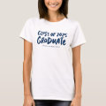 Class of 2025 graduate modern navy graduation T-Shirt | Zazzle