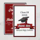 Class of 2025 Maroon and Black Graduation Party Invitation | Zazzle
