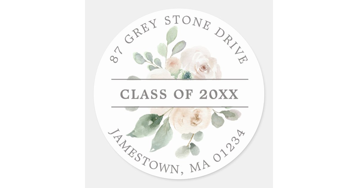 Class of 2025 Return Address Label | Zazzle