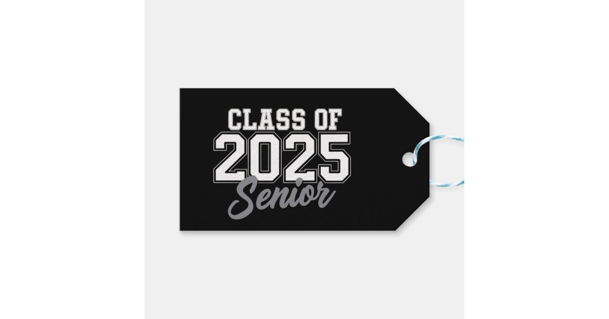 Class Of 2025 Senior Back To School 2025 Vintage Gift Tags | Zazzle
