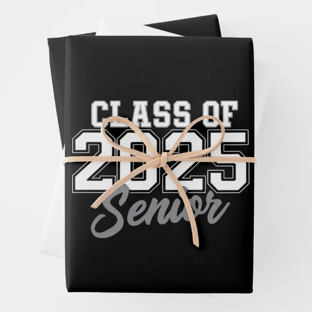 Class Of 2025 Senior Back To School 2025 Vintage Wrapping Paper Sheets ...