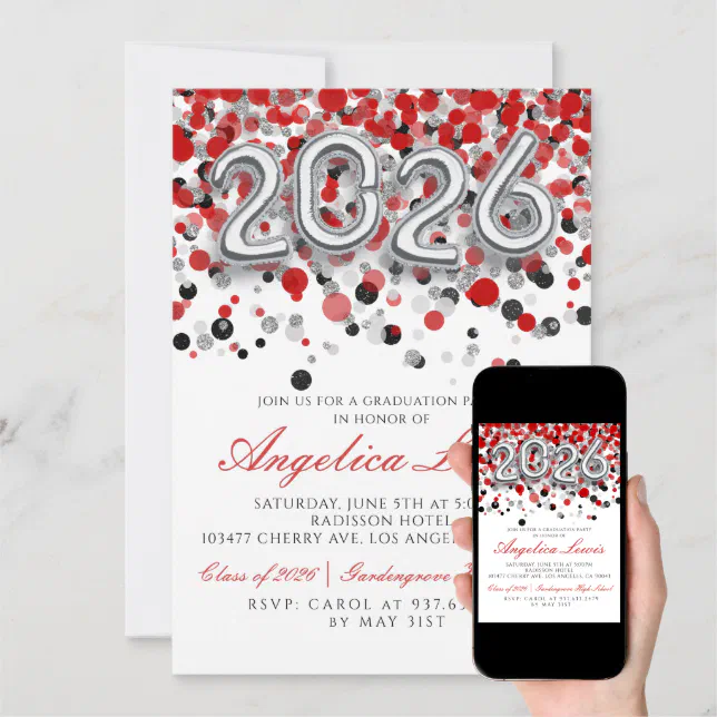 Class of 2026 Graduation Party Invitation | Zazzle