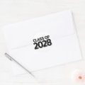 Class of 2028 classic round sticker | Zazzle