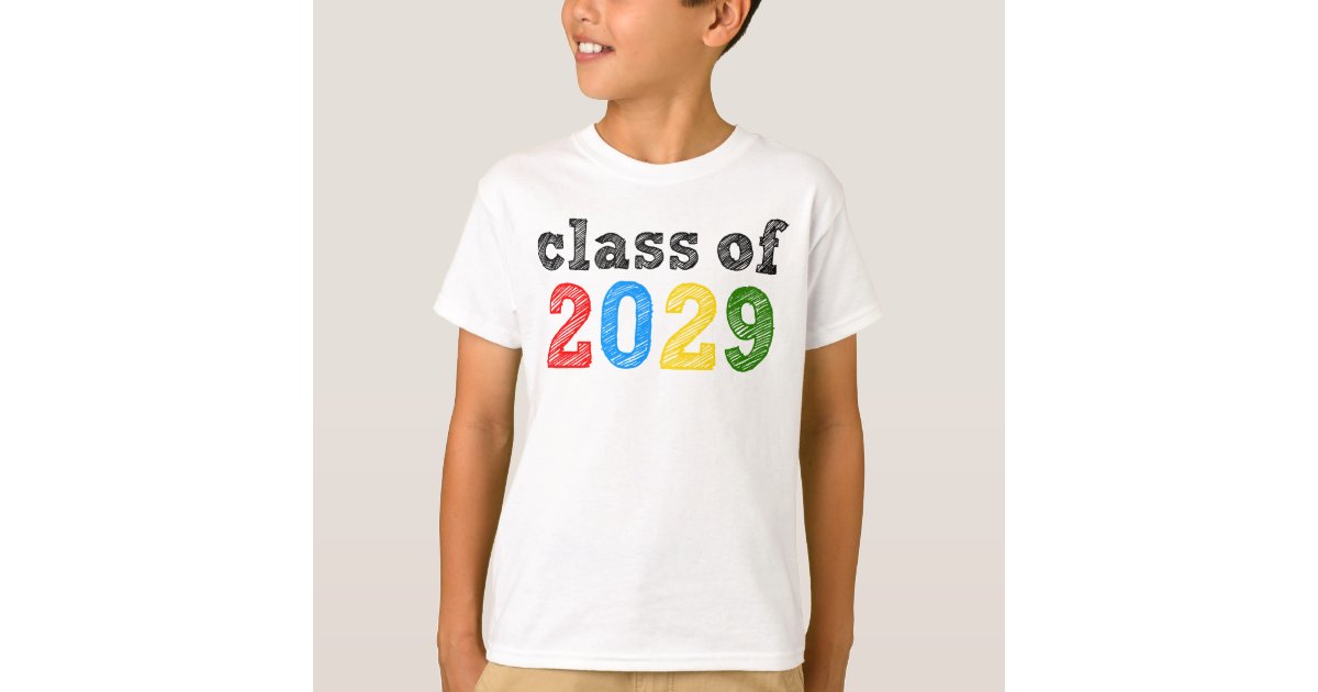 Class of 2029 T-Shirt | Zazzle