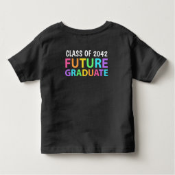 Class of 2042 Future Graduate Toddler T-shirt | Zazzle