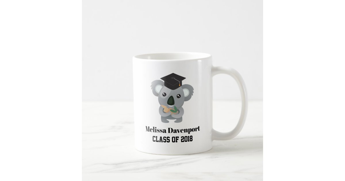 Class of 20xx Cute Koala Bear in Graduation Cap Coffee Mug | Zazzle