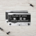 Class of 20xx Graduation Audio Cassette Tape Cards | Zazzle