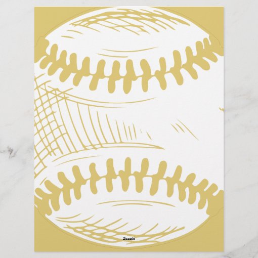 Class of Baseball Graduation Announcement Letterhead | Zazzle