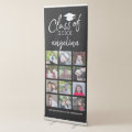 Class of Custom Year 12 Square Photo Collage Retractable Banner | Zazzle