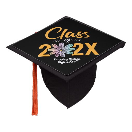 Class Of Flower Senior Graduation Cap Topper | Zazzle