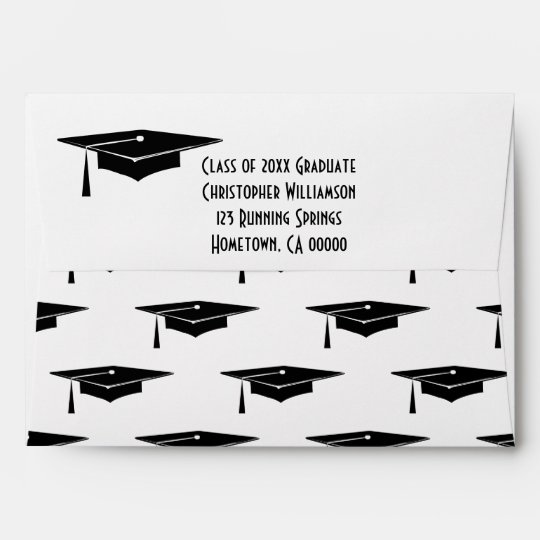 Class of Graduate Graduation Photo Thank You Envelope | Zazzle.com