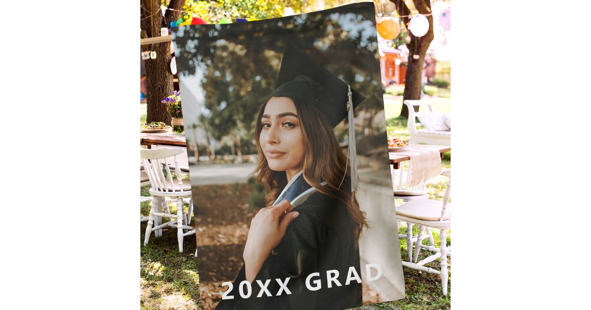 Class of Graduation Double Sided House Flag | Zazzle