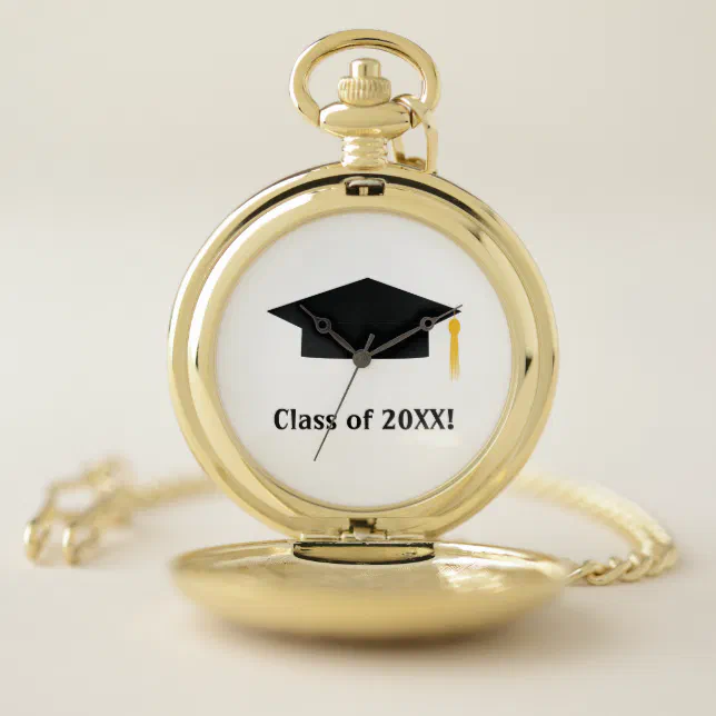 Class of ... Graduation Pocket Watch | Zazzle