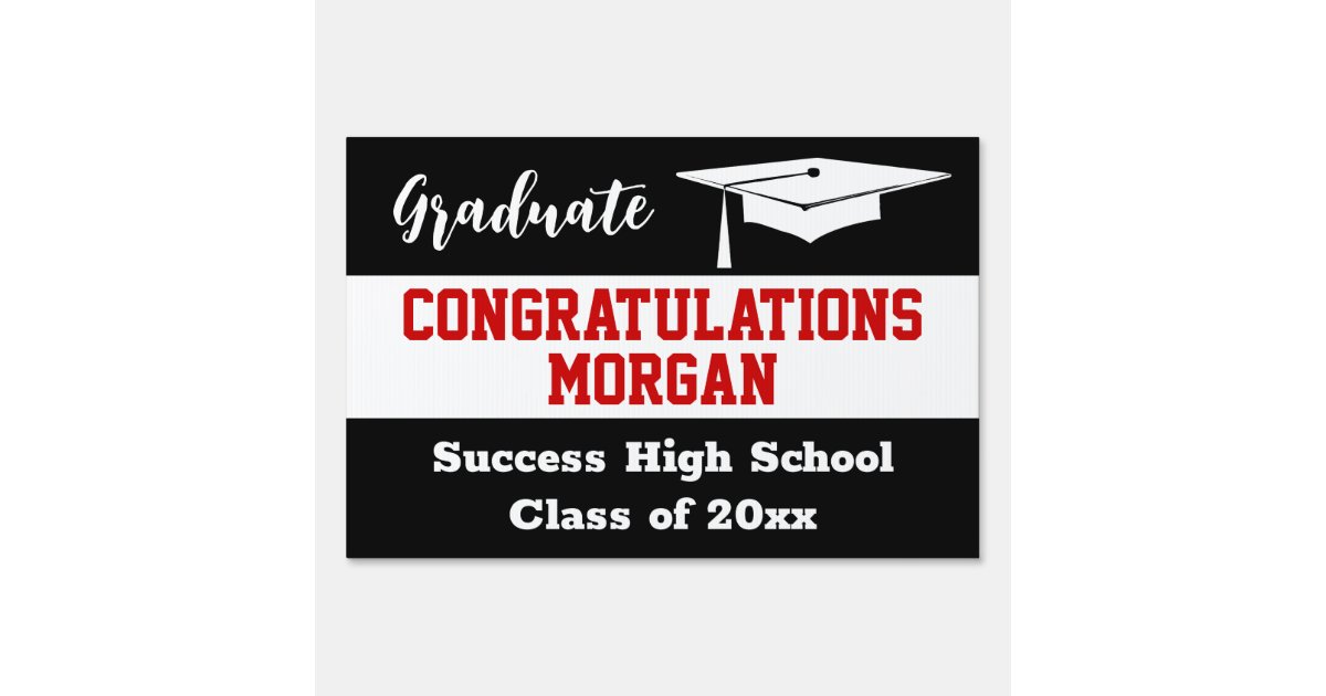 Class of Graduation Sign | Zazzle