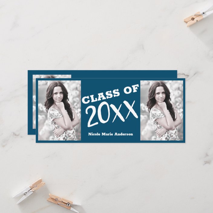 CLASS OF Photo Graduation Grad Party Celebration Invitation | Zazzle.com