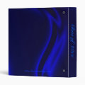 "Class Of " Senior Graduation Blue Silk Binder | Zazzle