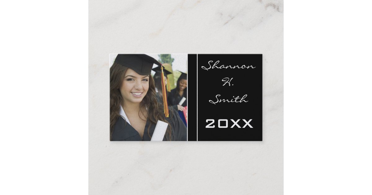 Class of Senior Graduation Resume Calling Card | Zazzle