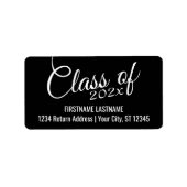 Class of with Custom Year and High School Label | Zazzle