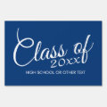 Class of with Custom Year and High School Sign | Zazzle