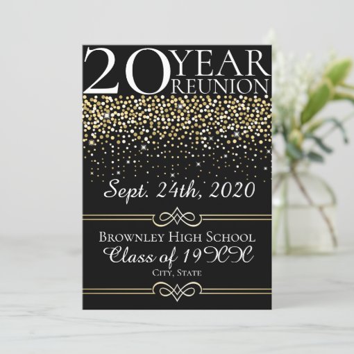 Class reunion announcement design | Zazzle