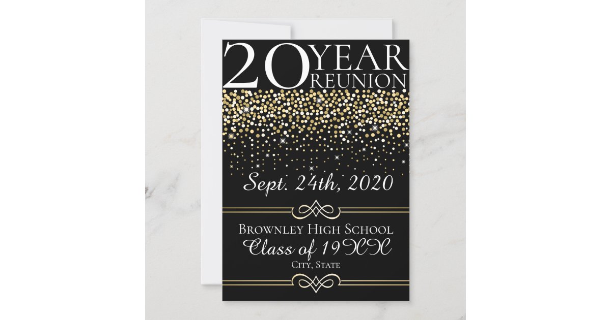 Class reunion announcement design | Zazzle