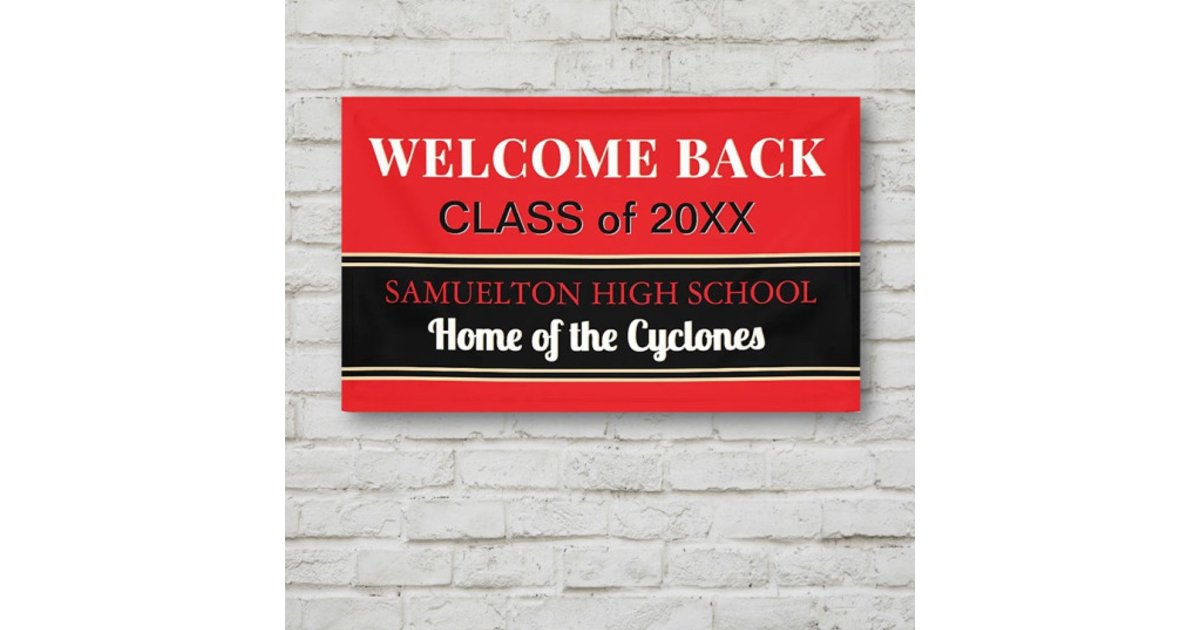 Class Reunion Banner! Custom Reunion banner | Zazzle