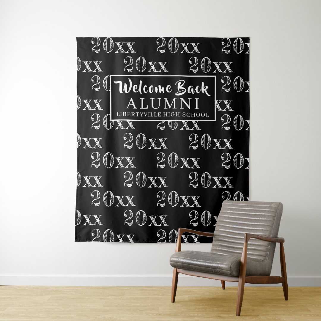 Class Reunion Class Year Backdrop Photo Prop | Zazzle